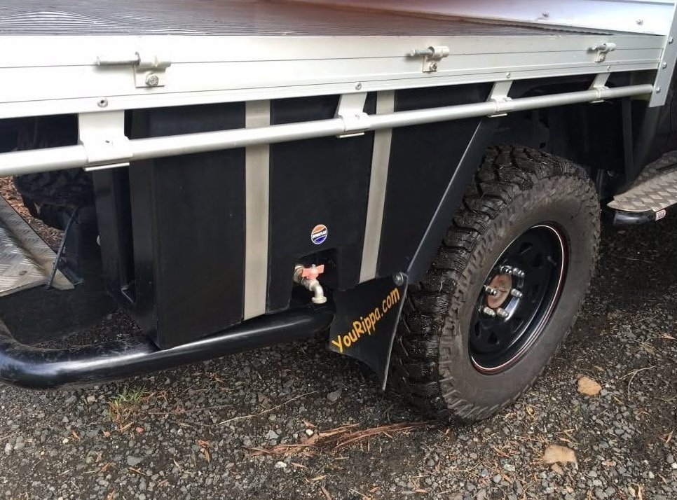 Ute Tray Top Mudguards / Fenders - Plastic mudguards Anti Spray, Mud ...